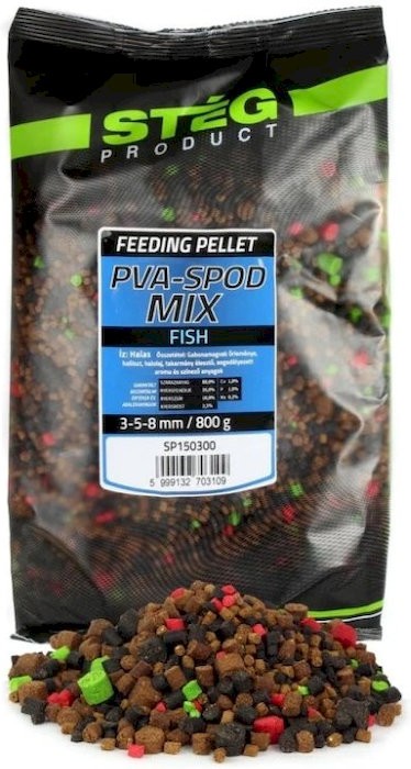 Pelete Stég PVA Spod MIX 800gr Fruit | Tropic Fishing HR