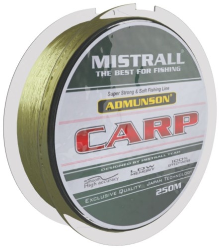 Najlon Mistrall Admunson Carp Camou 250m 0,30mm/12,8kg | Tropic Fishing HR