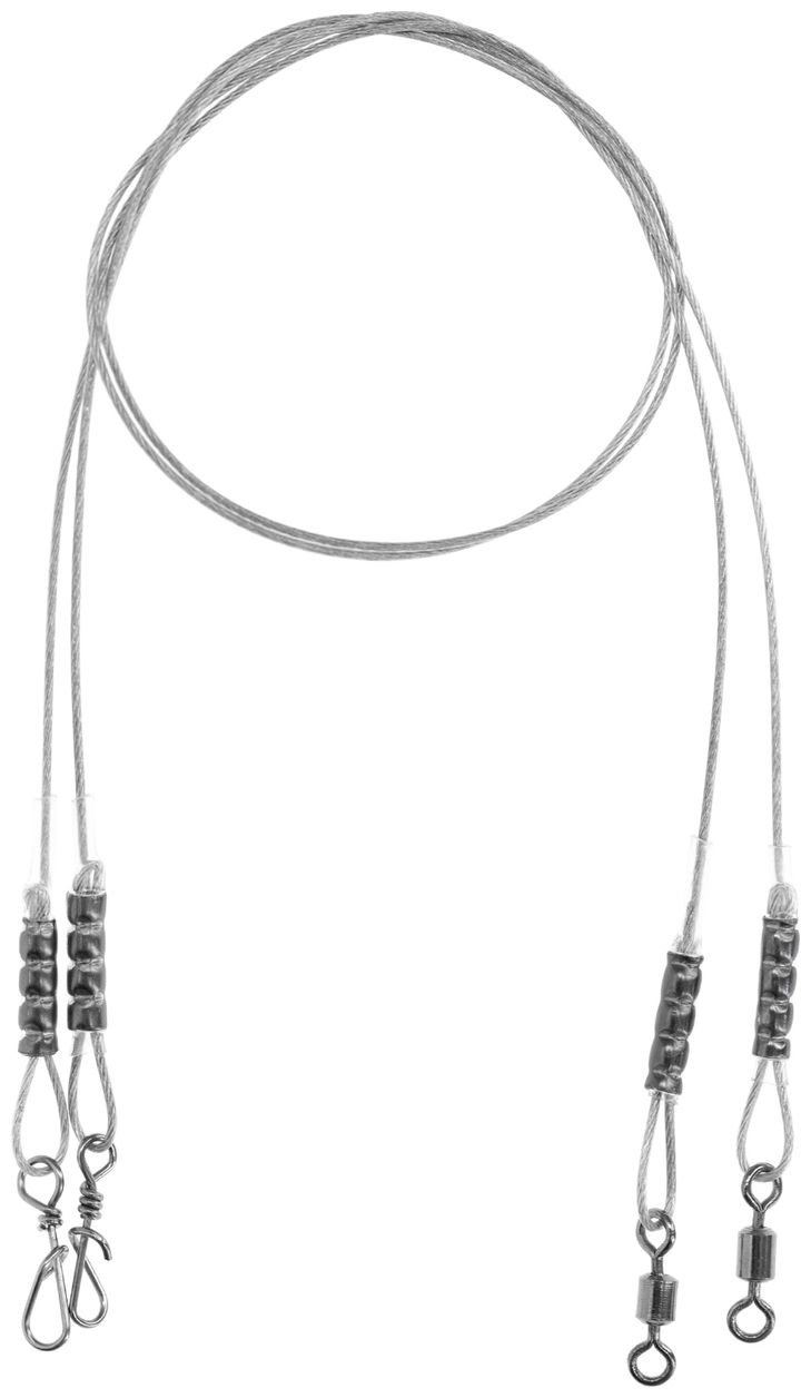 2ks Oceľové Lanko Mikado JAWS 25cm/15kg | Tropic Fishing SK