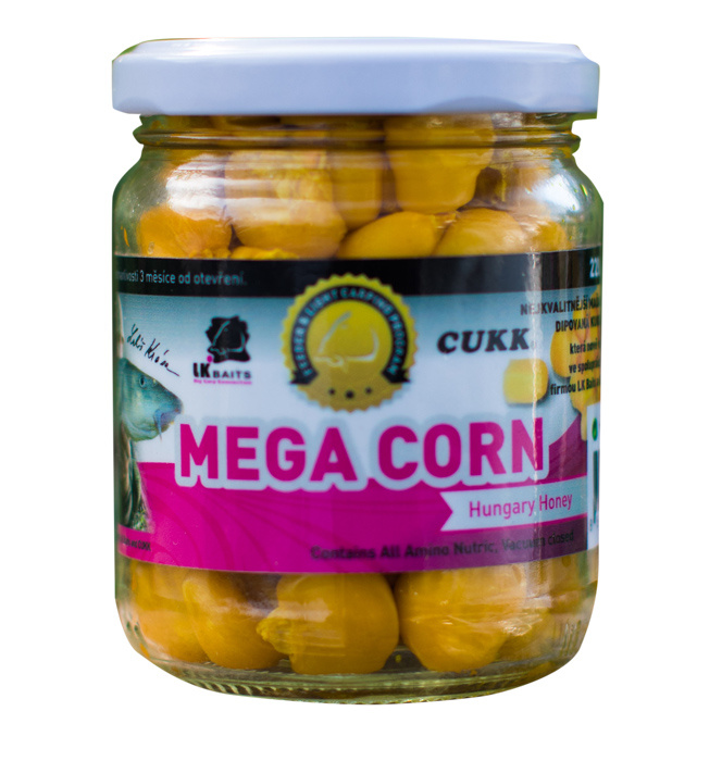 Ogromni kukuruz LK Baits Mega Corn 220ml Vanilka | Tropic Fishing HR