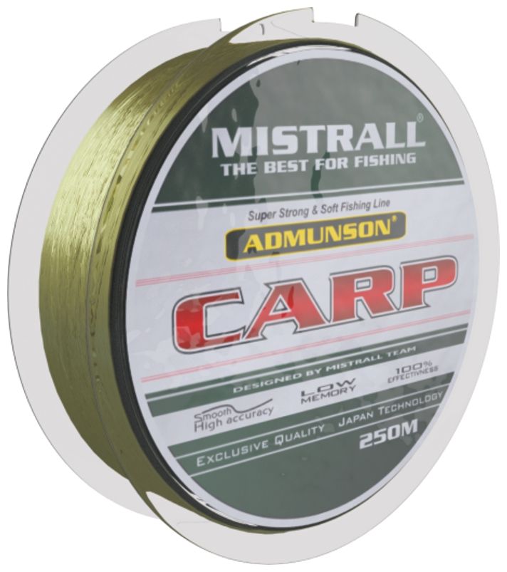 Najlon Mistrall Admunson Carp Camou 250m 0,30mm/12,8kg | Tropic Fishing HR