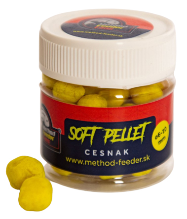 Pelete Method Feeder Fans Soft Fluo 6-10mm 50ml Česnek | Tropic Fishing HR