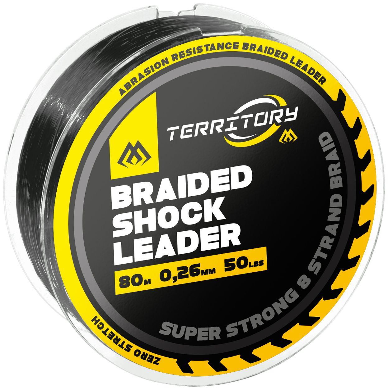 Šok najlon Mikado Braided Shock Leader 0,26mm/50lb/80m Crni | Tropic ...
